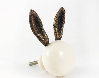 Rabbit knobs | Etsy