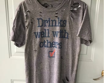 Distressed clothing | Etsy