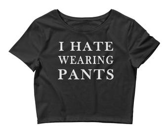 Funny crop top | Etsy