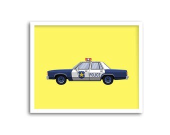 Police wall art | Etsy