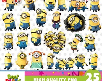 Minions clipart | Etsy