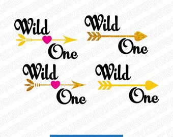 Wild one clipart | Etsy