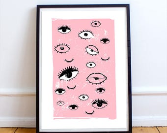Eye print | Etsy