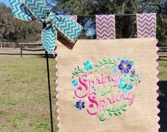 Custom Double Sided Burlap Garden Flag Your Design Idea