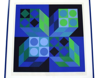 Victor vasarely | Etsy