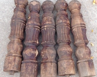 Wooden table legs | Etsy