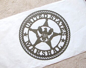 Us marshal | Etsy