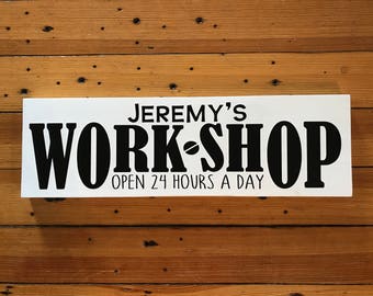 Workshop sign | Etsy