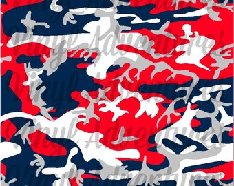 Red white blue camo | Etsy