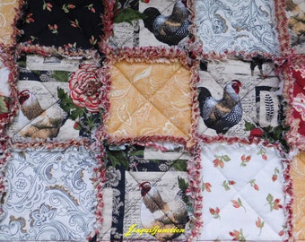 Rooster table runner | Etsy