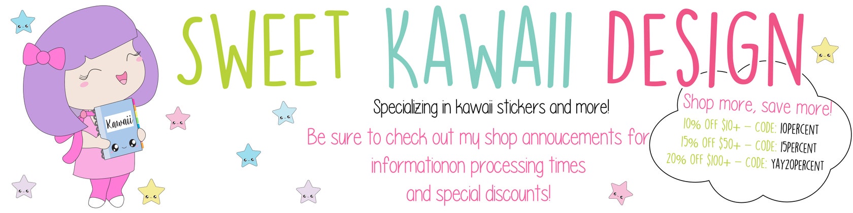 Sweet Kawaii Design by SweetKawaiiDesign on Etsy