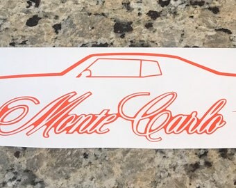 Monte decals | Etsy