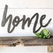 Home Metal Sign Metal Wall Art Home Sign Metal Words