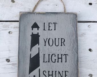 Lighthouse quote | Etsy