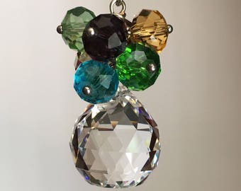 Hanging crystals | Etsy