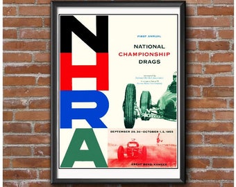 Drag racing posters | Etsy