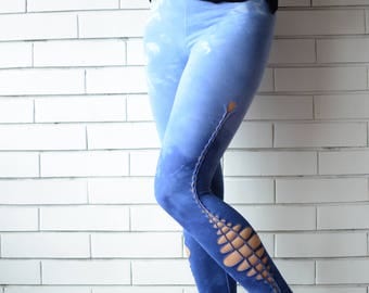 Braided leggings | Etsy