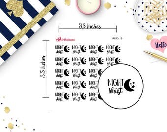 Night shift | Etsy