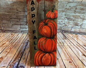 Happy fall sign | Etsy