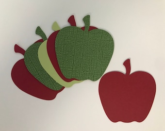 Apple cutouts | Etsy