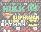 Superhero svg | Etsy