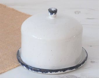 Pottery butter dish | Etsy