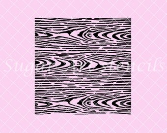 Woodgrain stencil | Etsy