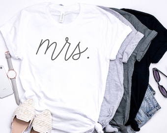 Mrs shirt | Etsy