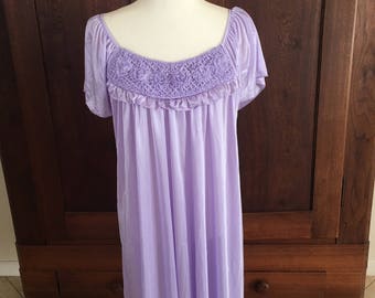 Purple nightgown | Etsy