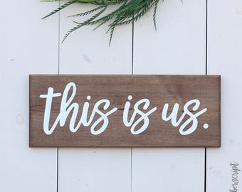 This is us sign | Etsy