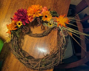 18 Religious Fall Wreath Cross Fall Wreath Fall