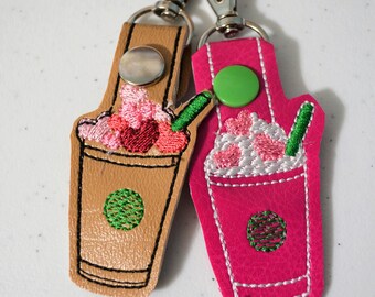 Embroidered keychain | Etsy