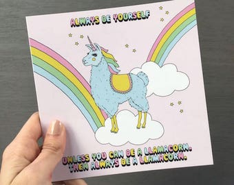 Always be a unicorn | Etsy