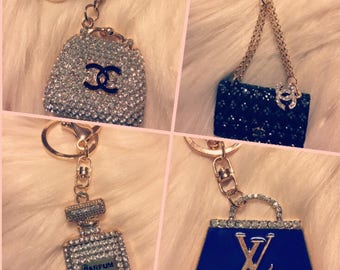 Chanel keychain | Etsy