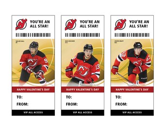 Hockey ticket | Etsy