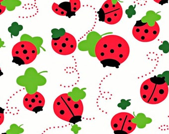 Ladybug fabric | Etsy