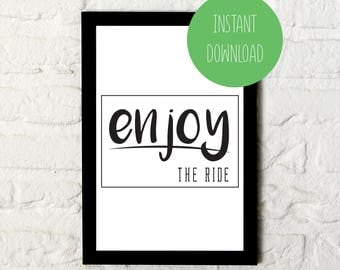 Enjoy the ride | Etsy