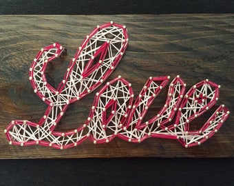 String art word | Etsy