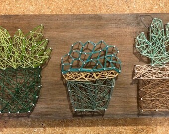 Cactus string art | Etsy