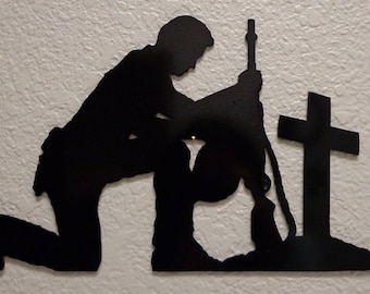 Soldier praying | Etsy