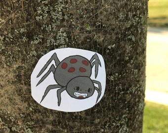 Spider stickers | Etsy