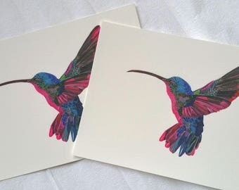 Hummingbird illustration fine line artwork black and white