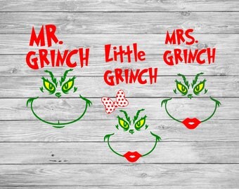 Mr grinch svg | Etsy