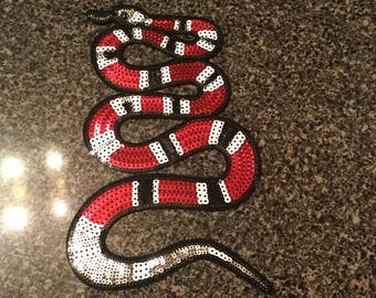 Gucci snake patch | Etsy