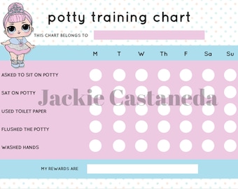 Diy potty chart | Etsy