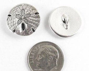 Pewter sand dollar | Etsy