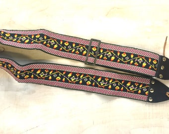 Vintage guitar strap | Etsy