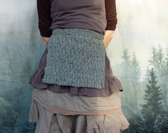 Knitted apron | Etsy