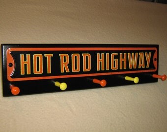Hot rod sign | Etsy