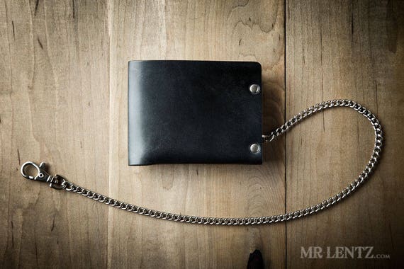 Leather Coin Wallet with Chain Coin Wallet Change